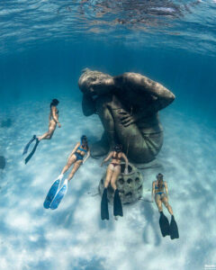Ocean Atlas: The World's Largest Underwater Sculpture - History Visit