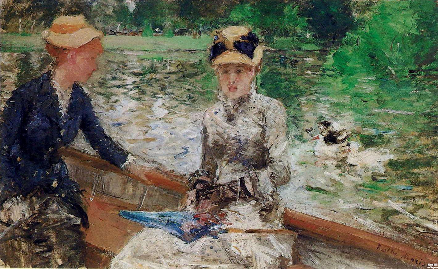 Summer Paintings: "Summer Day" by Berthe Morisot - History Visit