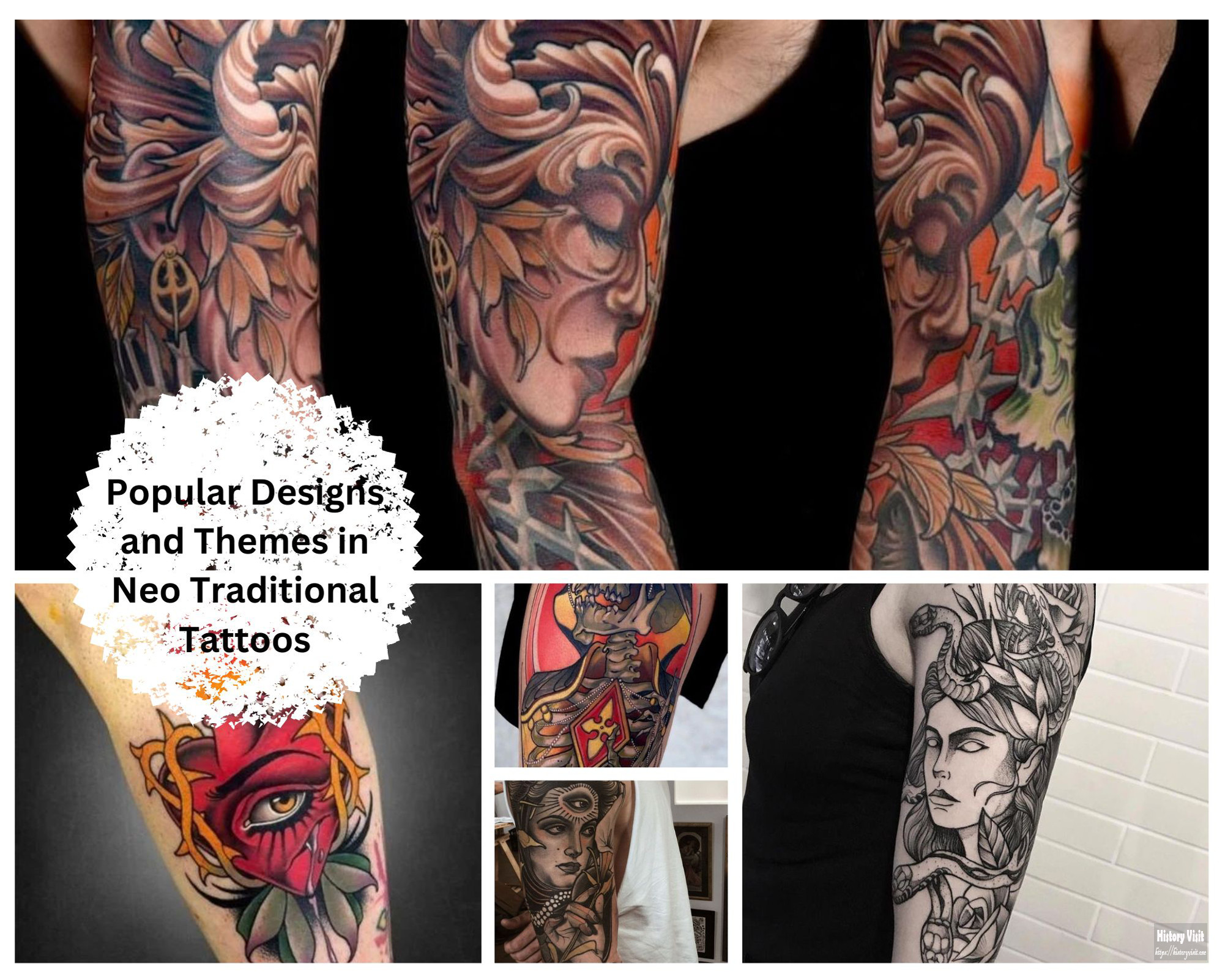 Neo Traditional Tattoos: A Modern Twist on Classic Art - History Visit