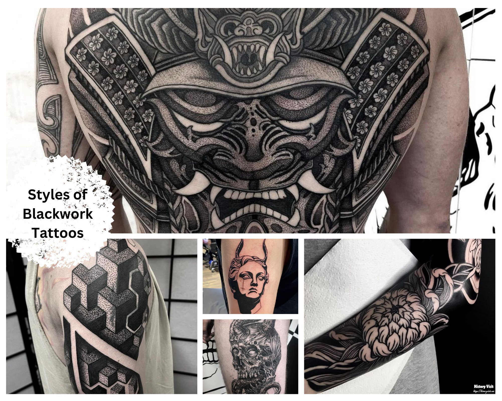 Blackwork Tattoos: Exploring the Bold Art of Ink - History Visit