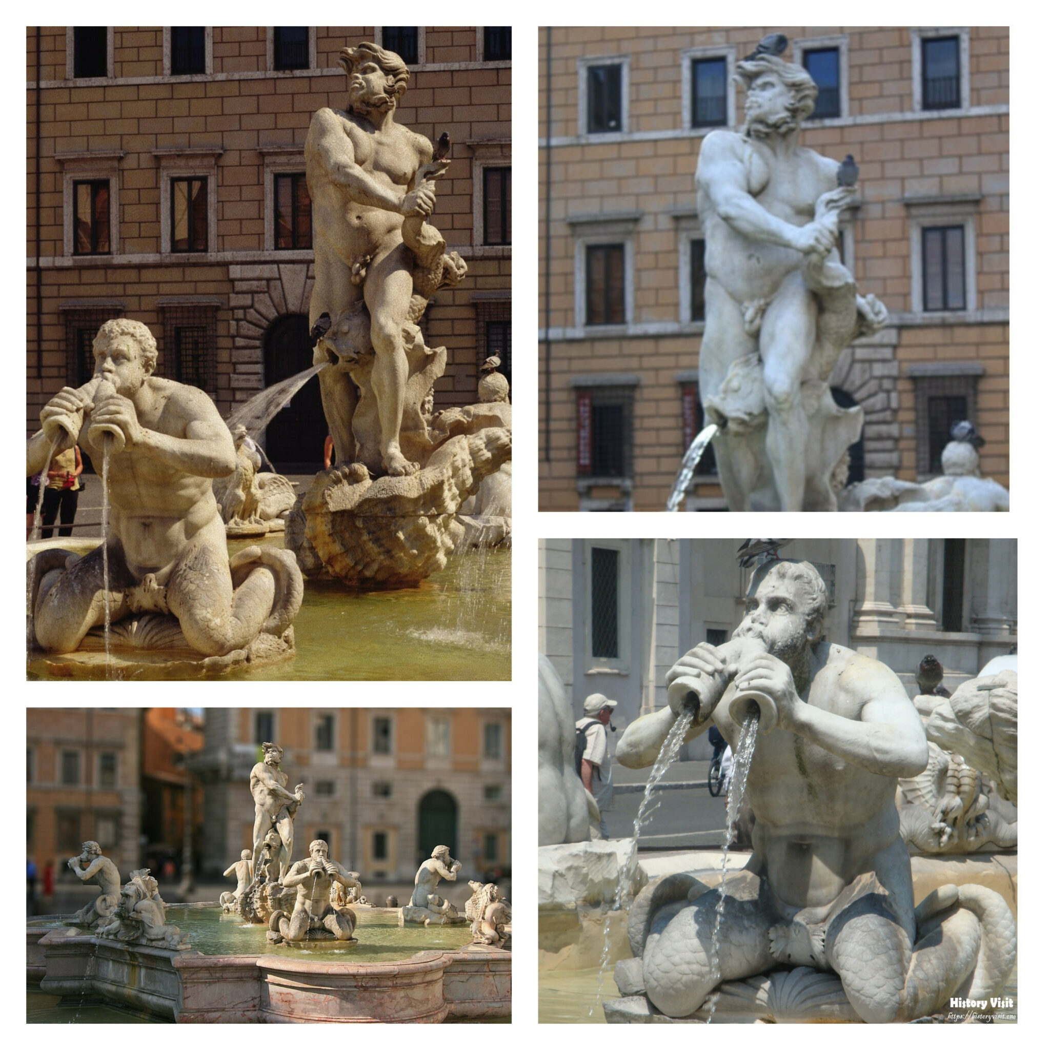 Gian Lorenzo Bernini: Astonishing Moro Fountain - History Visit