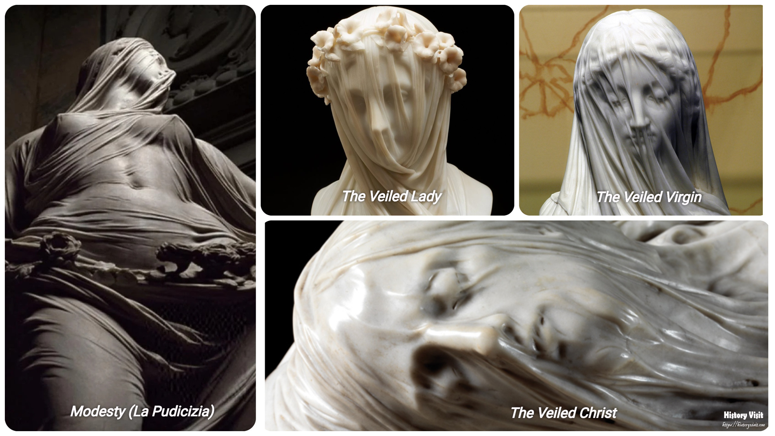 Veiled Sculptures in Art History: Beauty Carved in Stone - History Visit