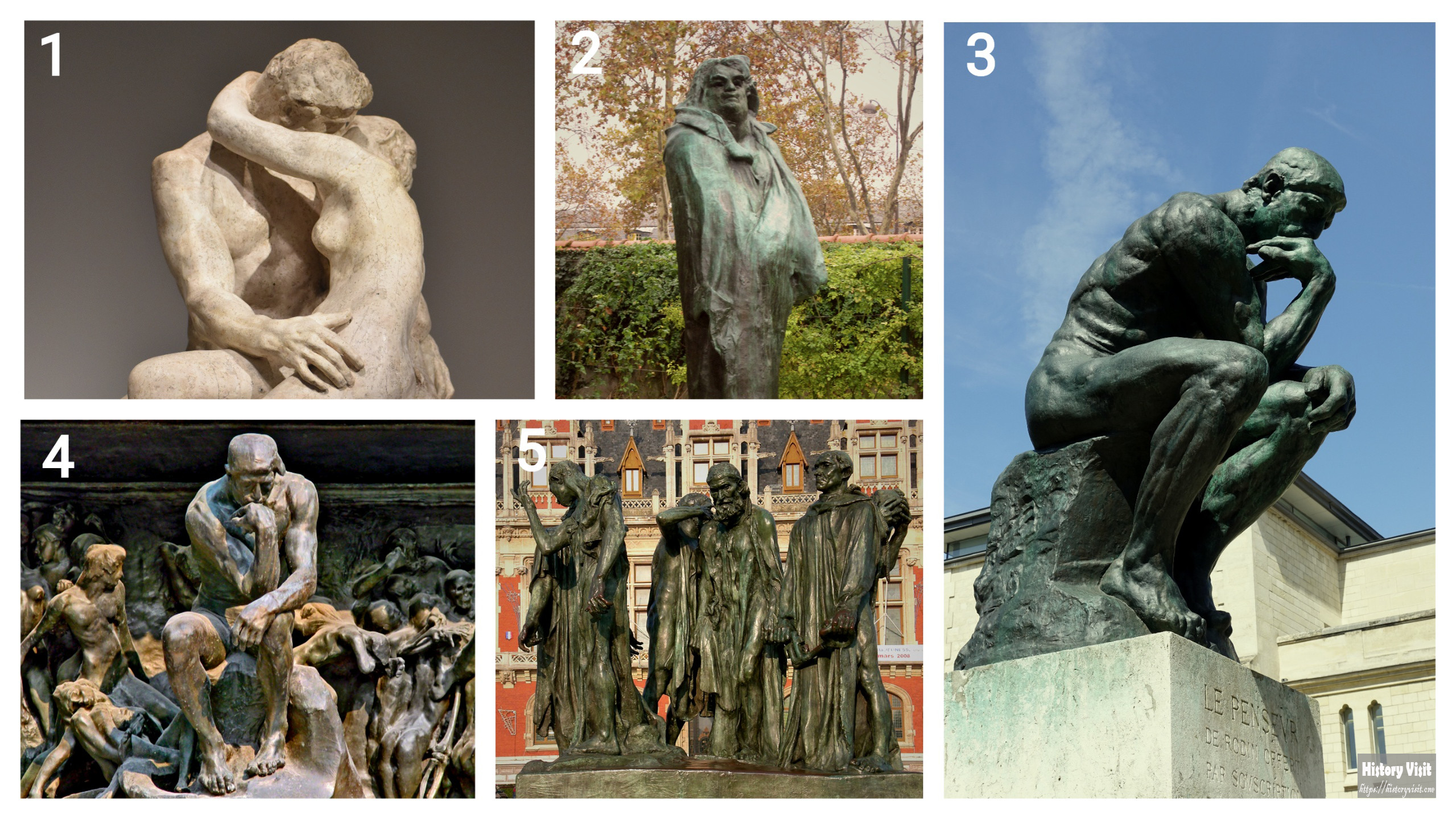 Auguste Rodin: Top 5 Iconic Sculptures - History Visit